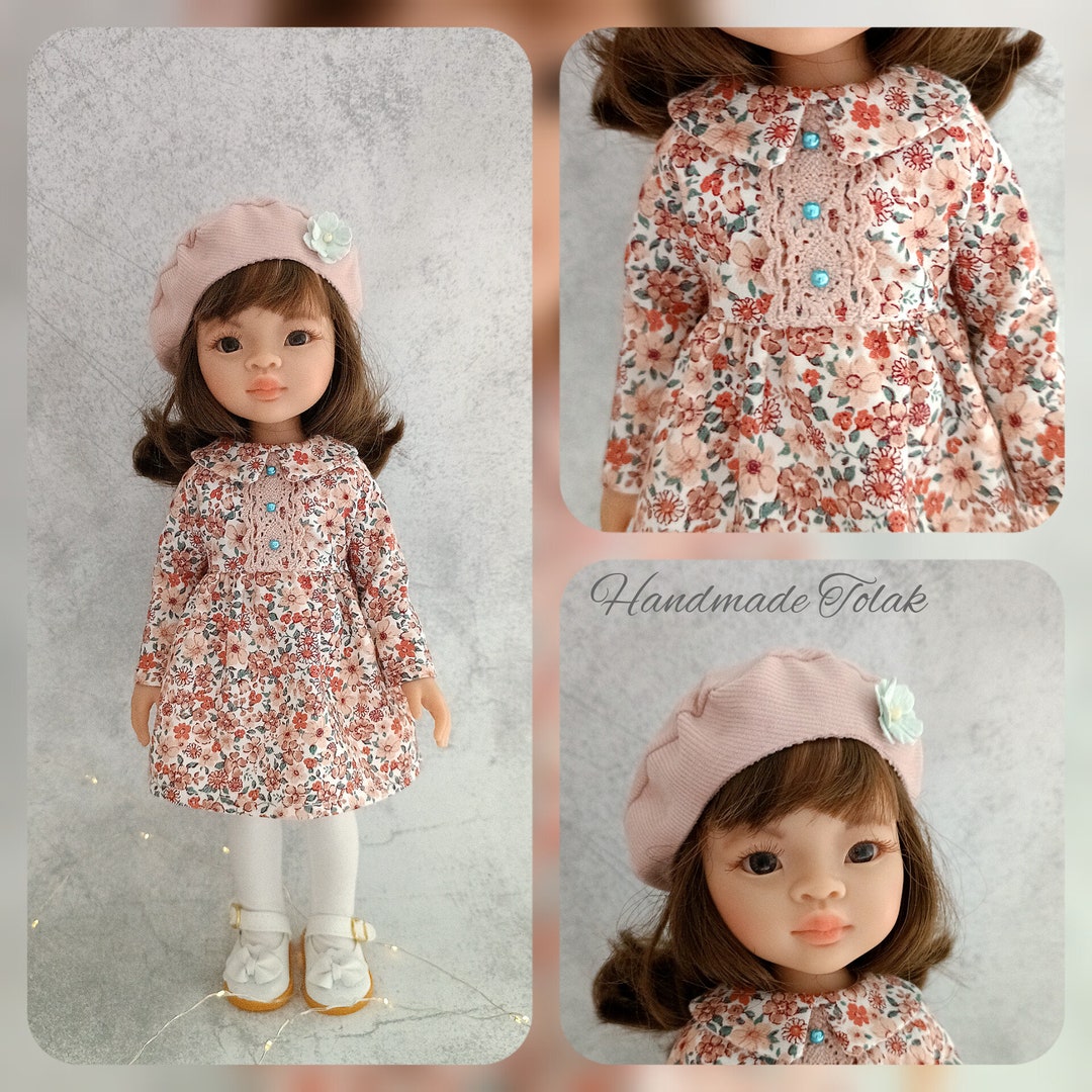 Outfit Paola Reina 32cm 13 14 Dress Beret - Etsy