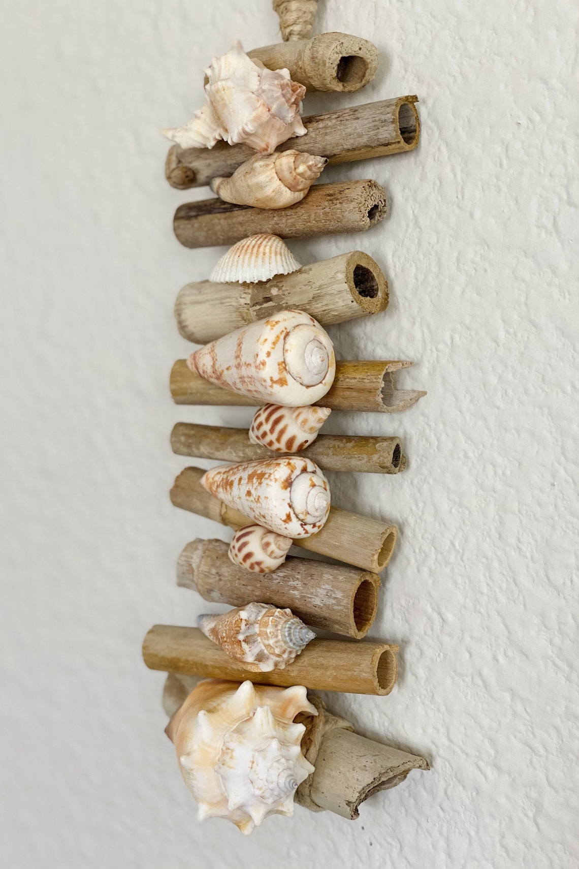 Beach Garland, Sea Shell & Driftwood Wall Hanging, Beach Decor ...
