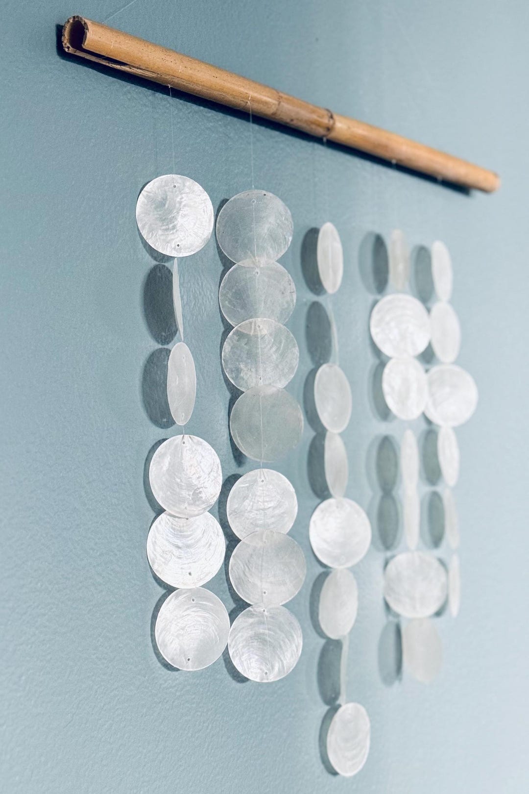 Capiz Shell Wall Hanging: Driftwood Coastal Decor - Etsy