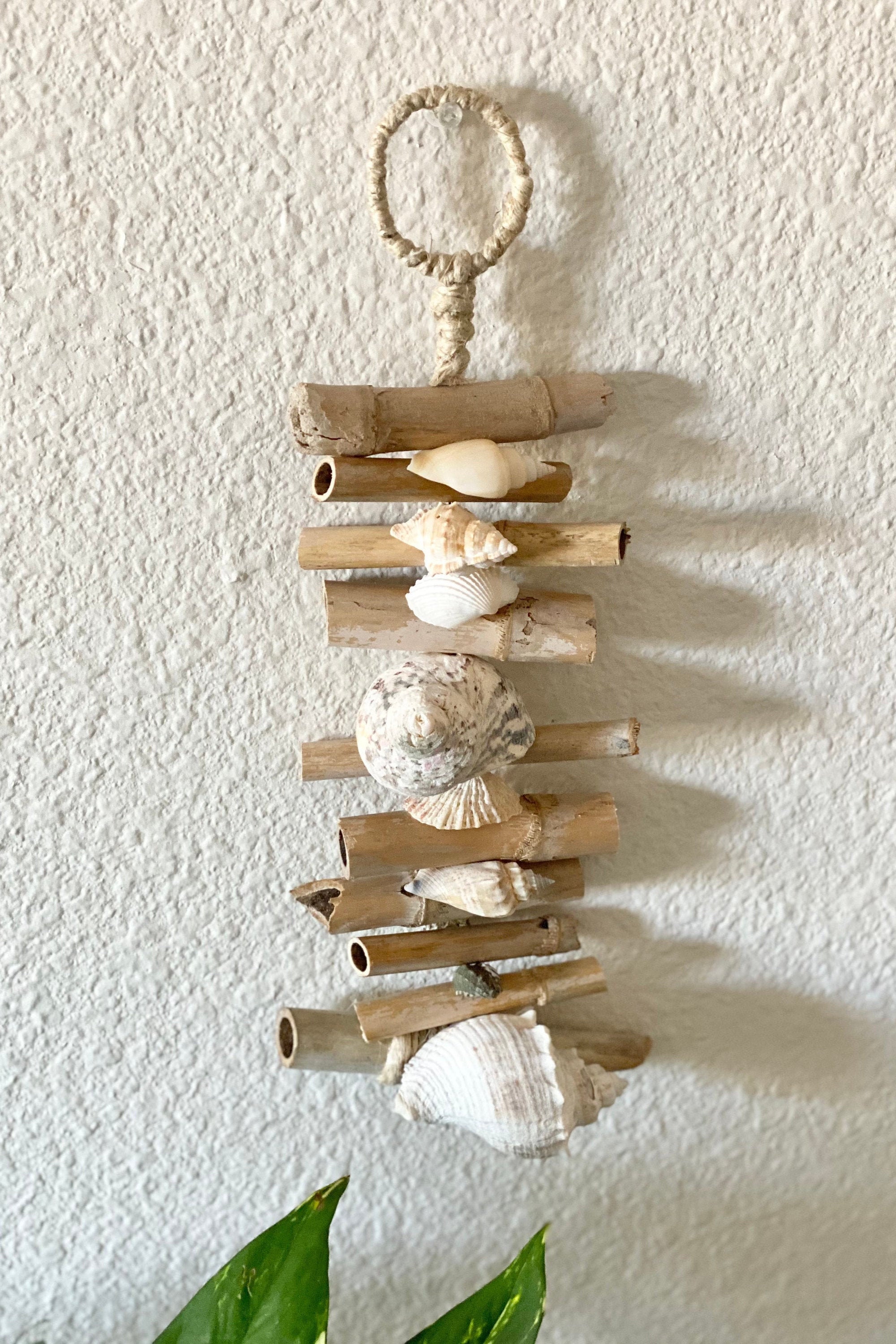 Beach Garland, Sea Shell & Driftwood Wall Hanging, Beach Decor ...