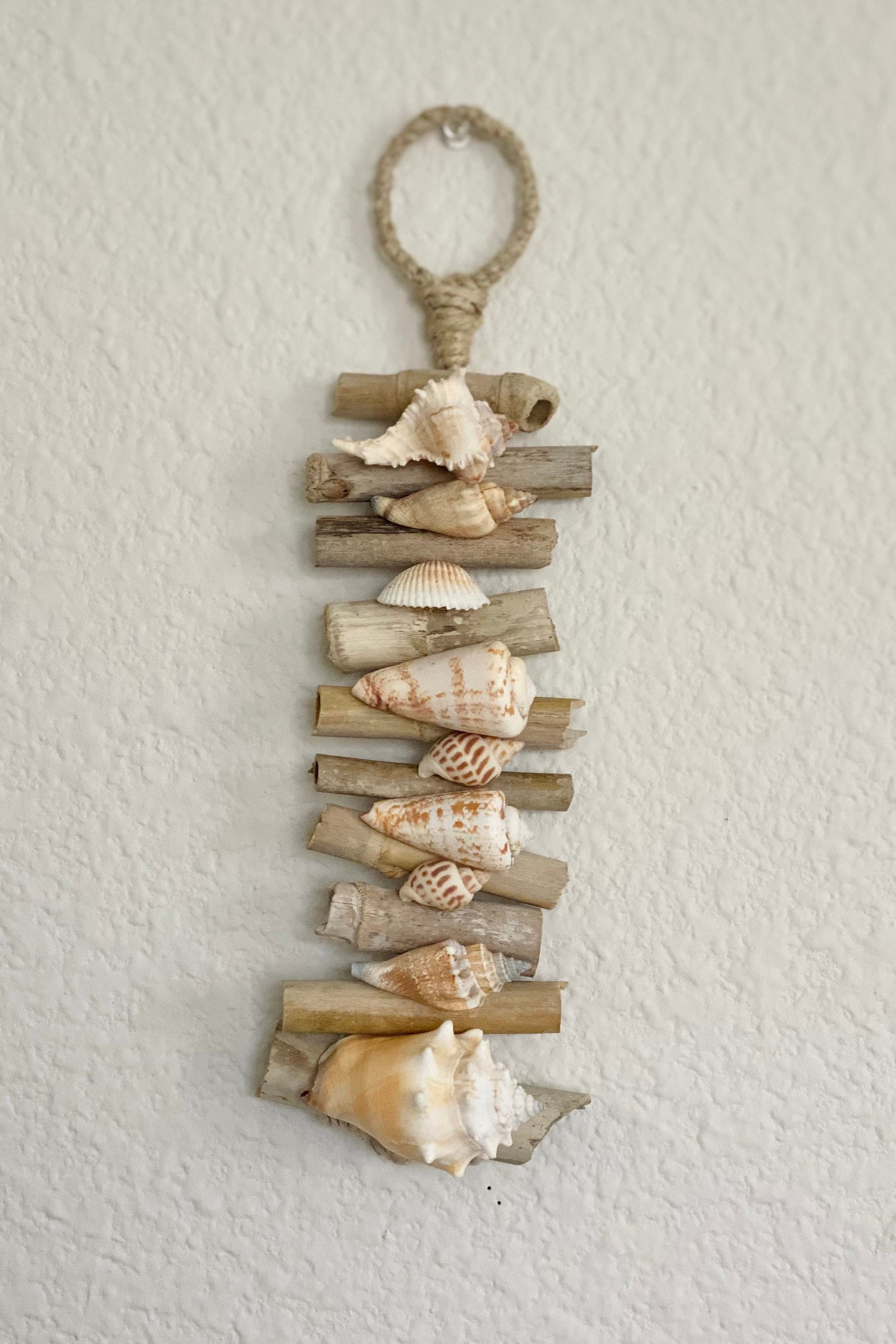 Beach Garland, Sea Shell & Driftwood Wall Hanging, Beach Decor ...