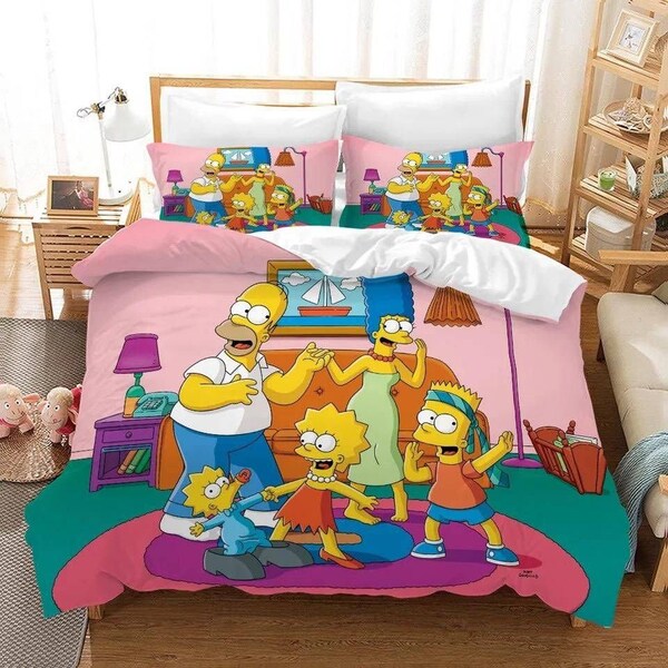 Simpsons Duvet Set - Etsy