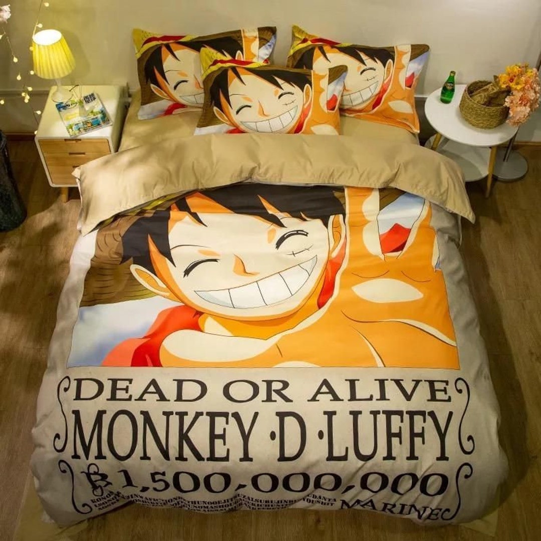 One Piece Monkey D. Luffy 11 Duvet Cover Pillowcase Bedding - Etsy