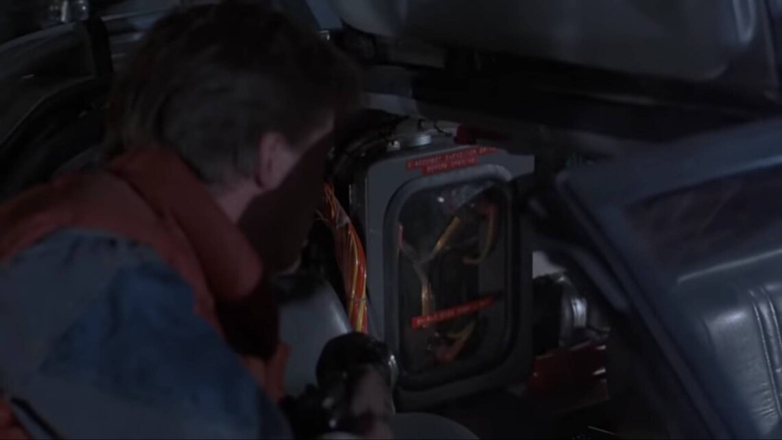 Flux Capacitor Prop Replica With Meters , Back to the Future. Science ...