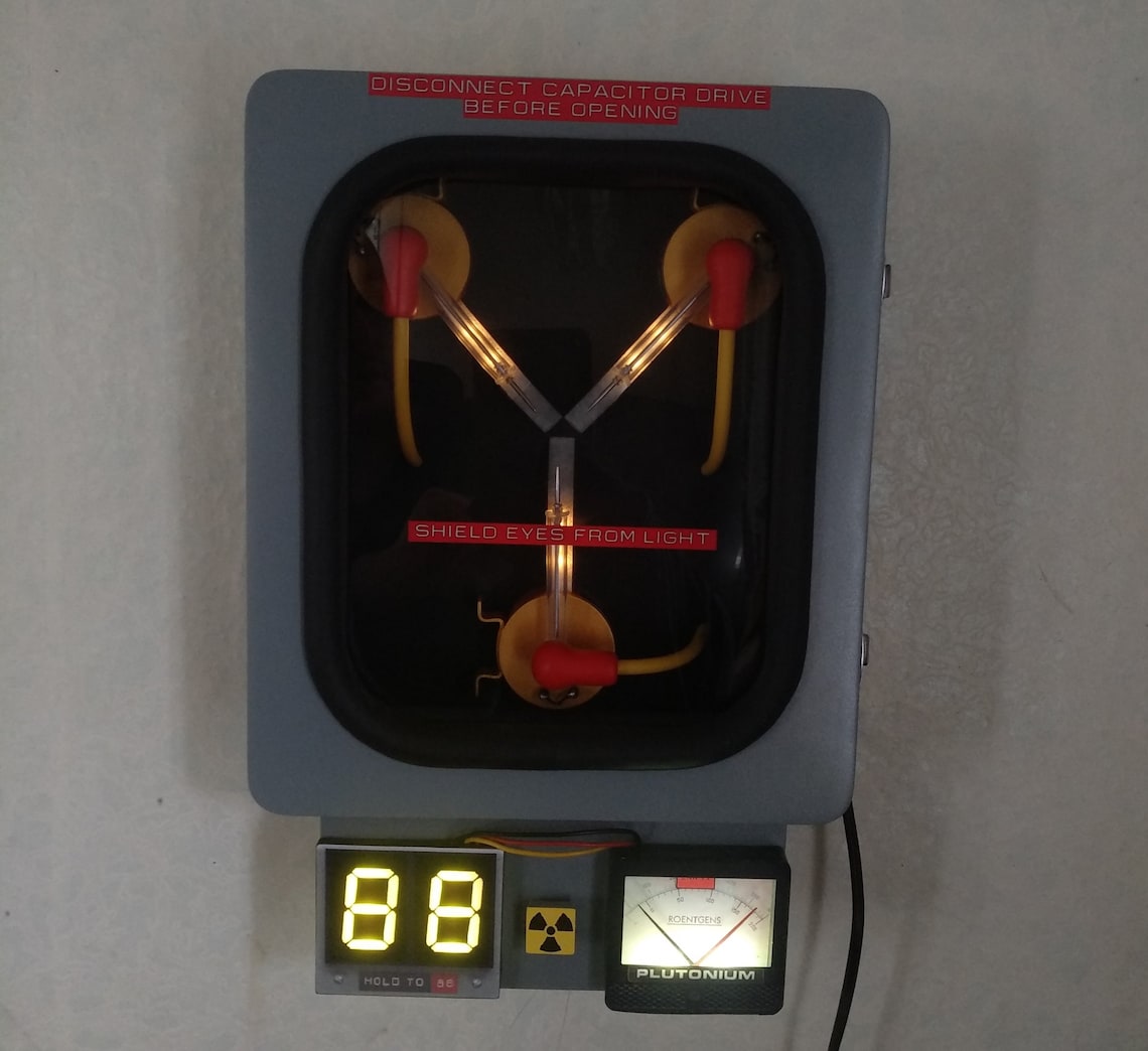 Flux Capacitor Prop Replica With Meters , Back to the Future. Science ...