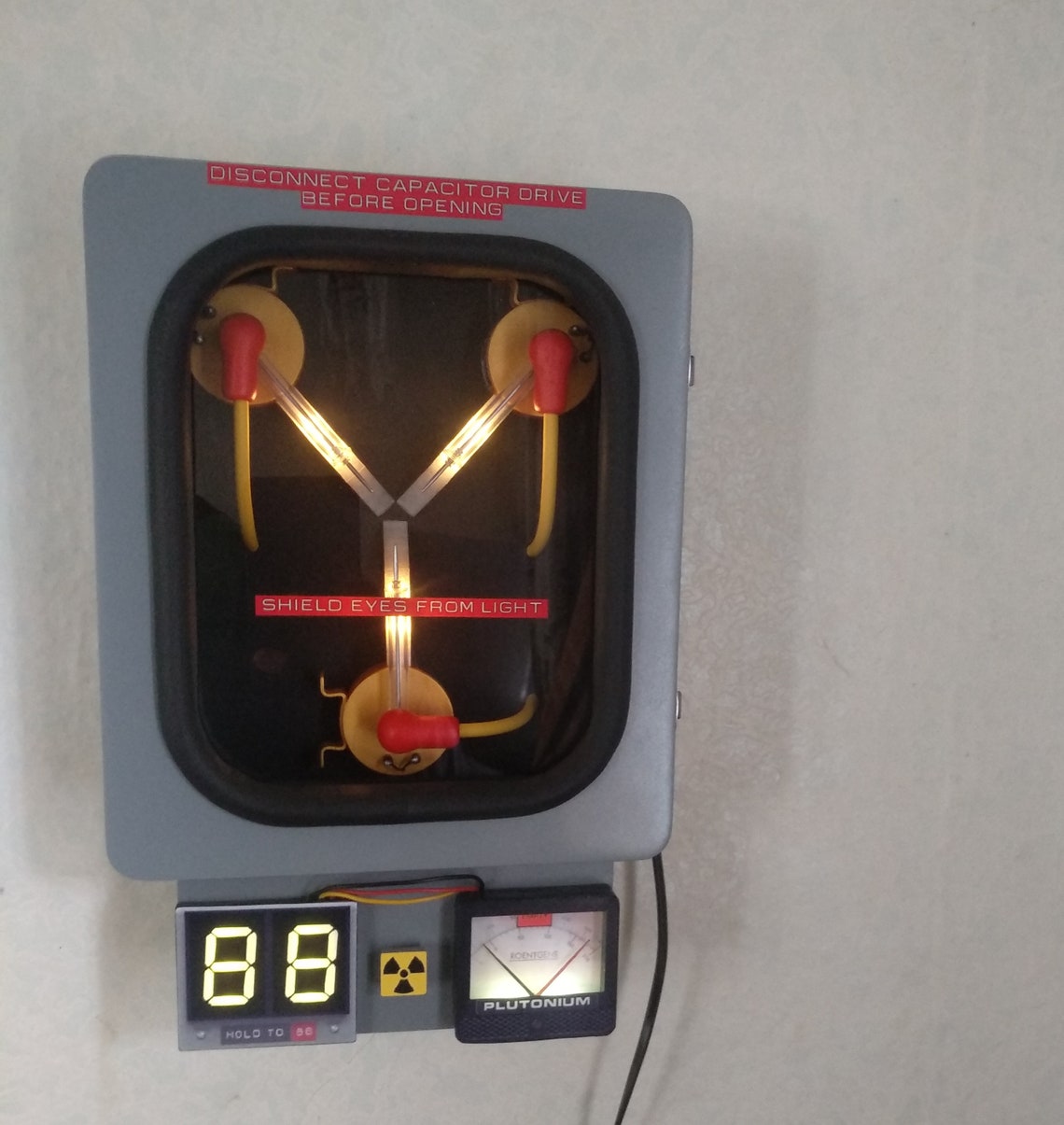 Flux Capacitor Prop Replica With Meters , Back to the Future. Science ...