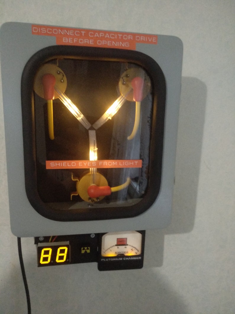 Flux Capacitor Prop Replica With Meters Back to the Future. - Etsy