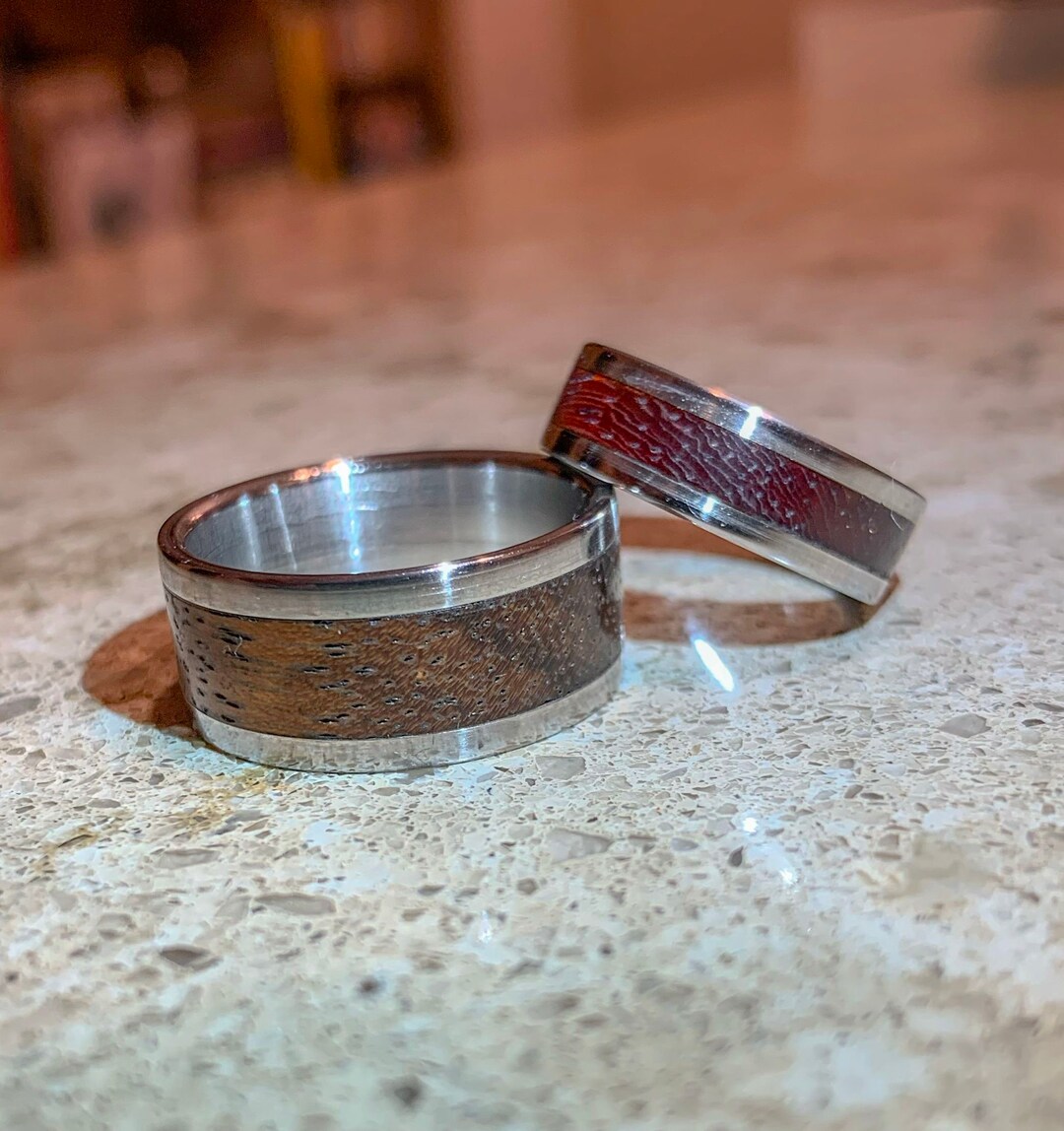 Custom Handmade Wood Rings - Etsy
