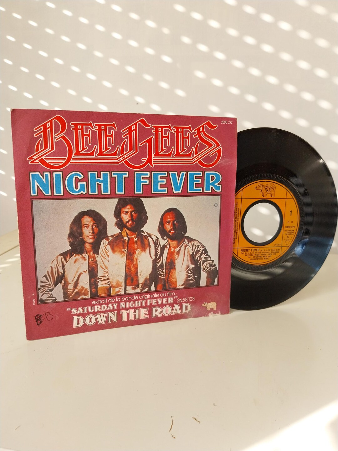 1977 the Bee Gees Night Fever Original Record 7' Vinyl 45T - Etsy