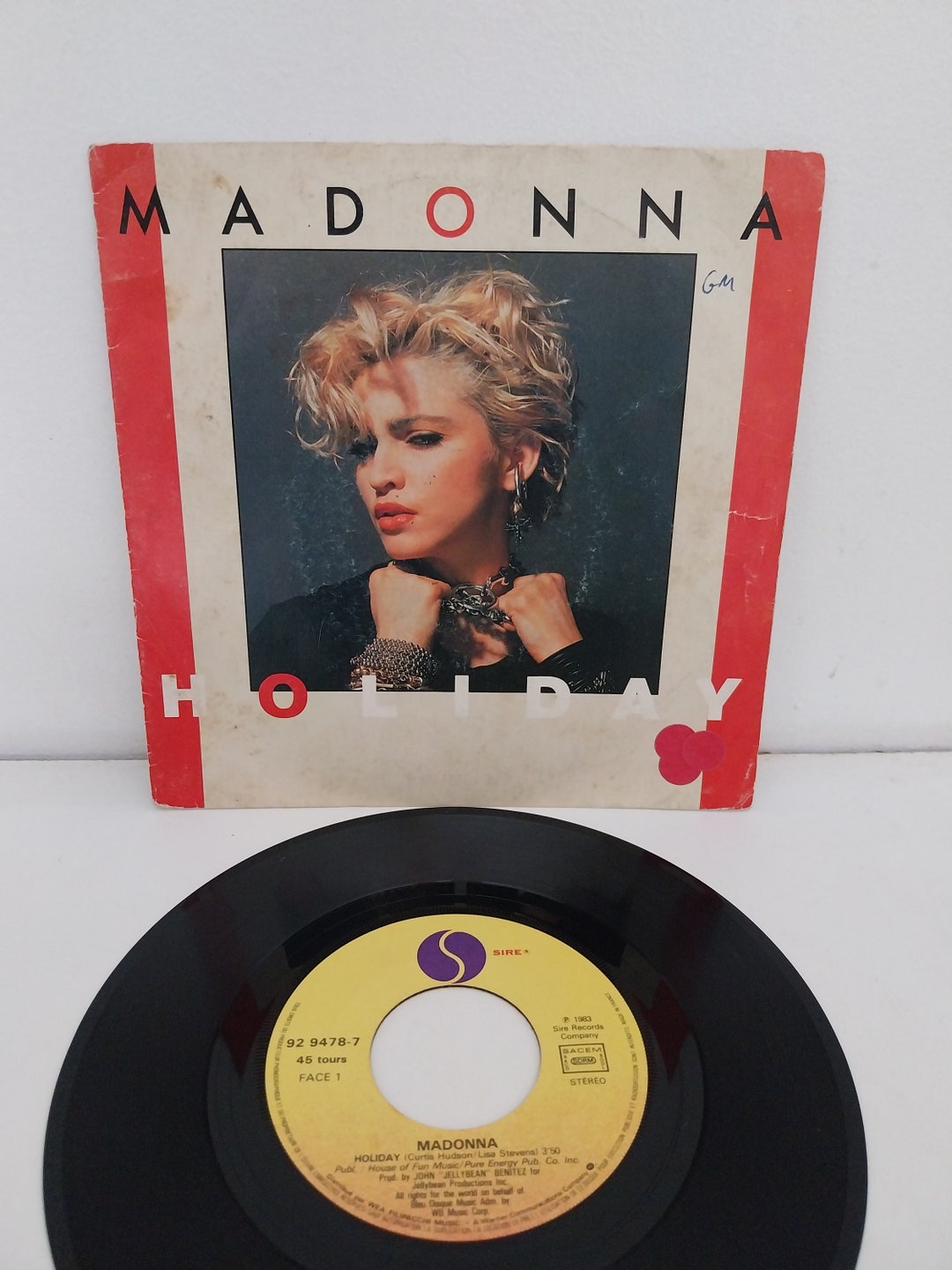 Disco originale Madonna Holiday del 1983, vinile 7' 45T - Etsy Italia