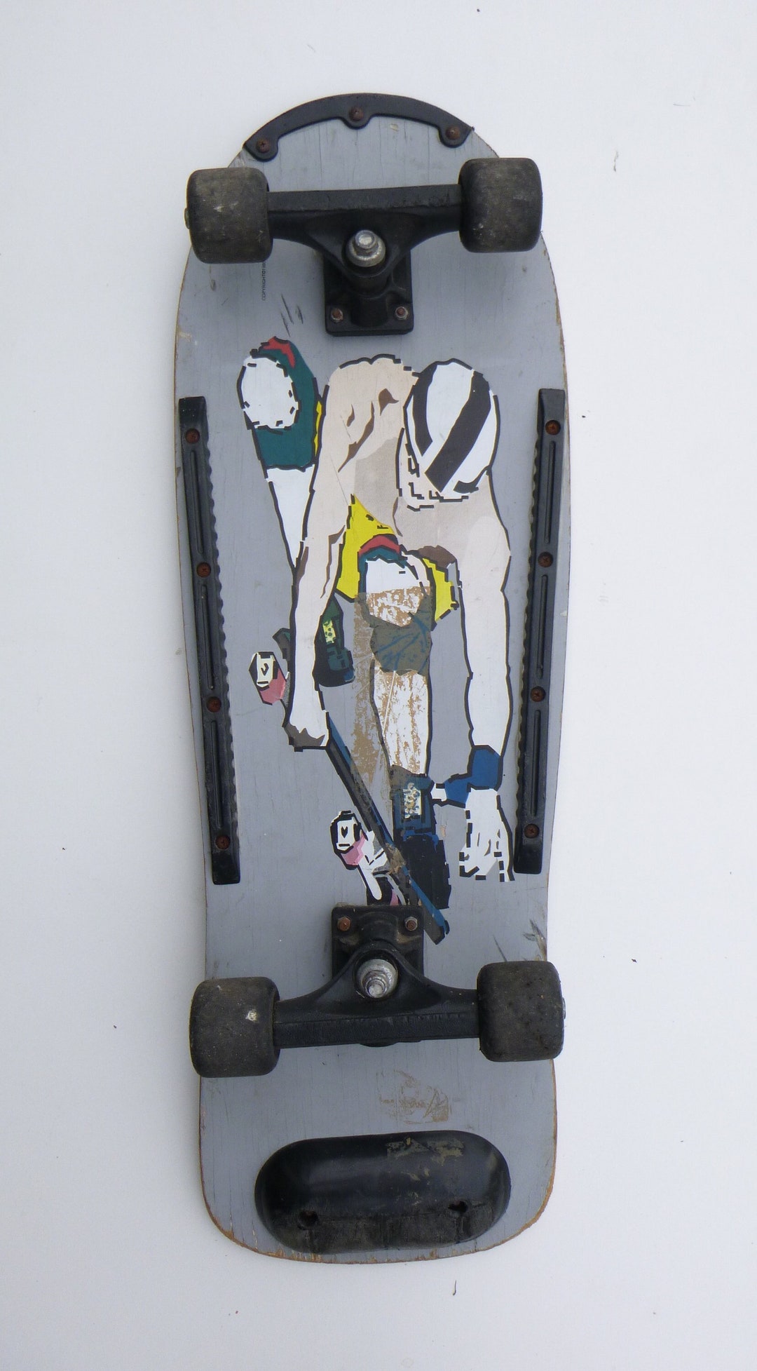 Pixel Vintage Skateboard 90's - Etsy