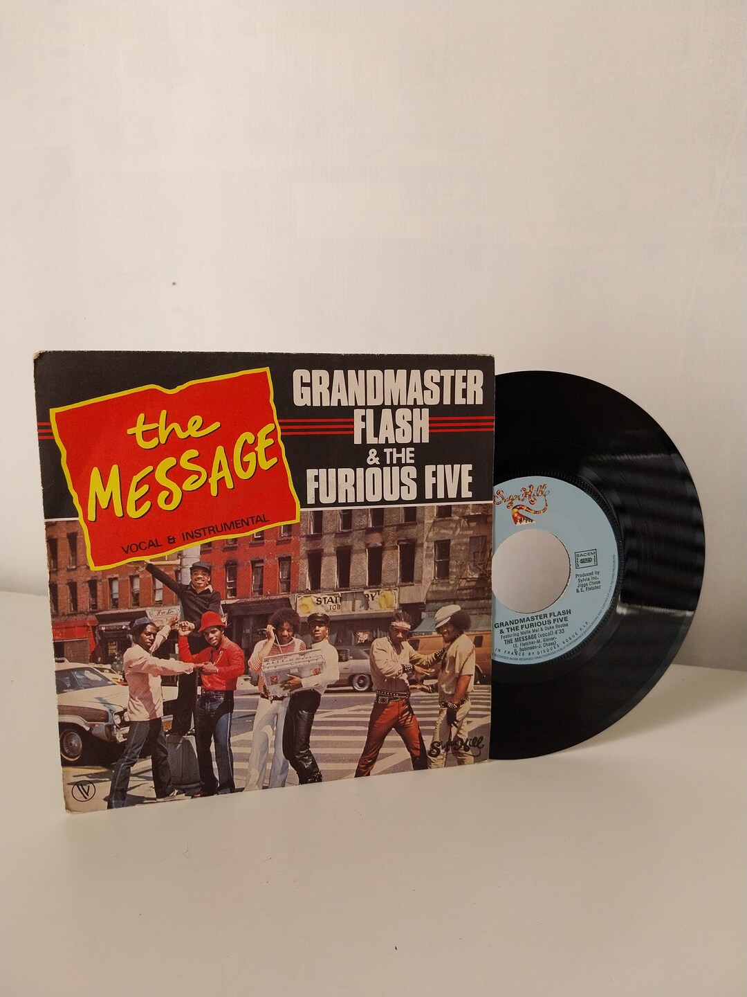 Grand Master Flash the Message Original Record 7' Vinyl 45T - Etsy