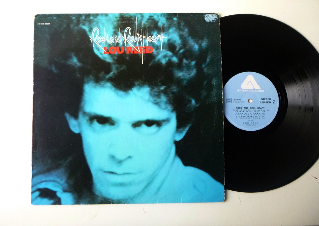 Vintage 1976 Lou Reed Rock and Roll Heart Original Vinyl Album 33T - Etsy
