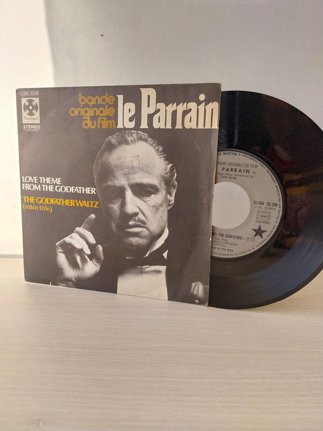 The Godfather Soundtrack Original Record 7' Vinyl 45T - Etsy