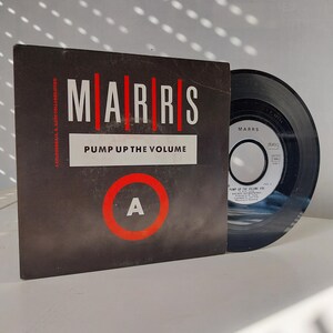 1987 MARRS Pump up the Volume Original Record 7' Vinyl 45T - Etsy