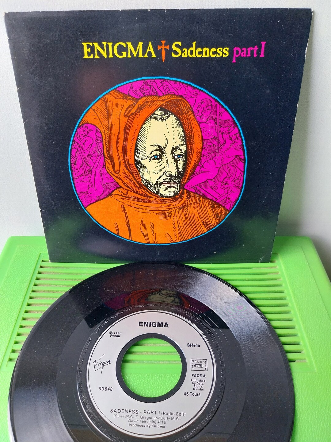 1990 Enigma Sadeness Part I Original Record 7' Vinyl 45T - Etsy