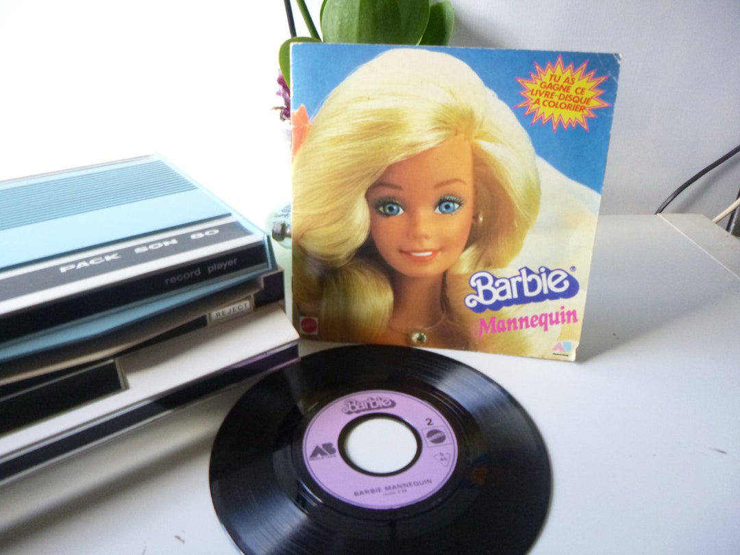 Barbie Mannequin Soundtrack Kids 80's Original Record 7' Vinyl 45T - Etsy