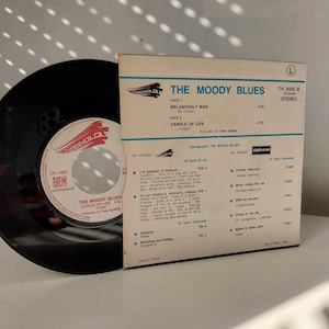 1970 the Moody Blues Melancholy Man Original Record 7' Vinyl 45T - Etsy