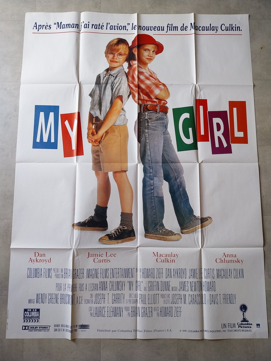 My Girl Macaulay Culkin Original Vintage Movie Poster - Etsy
