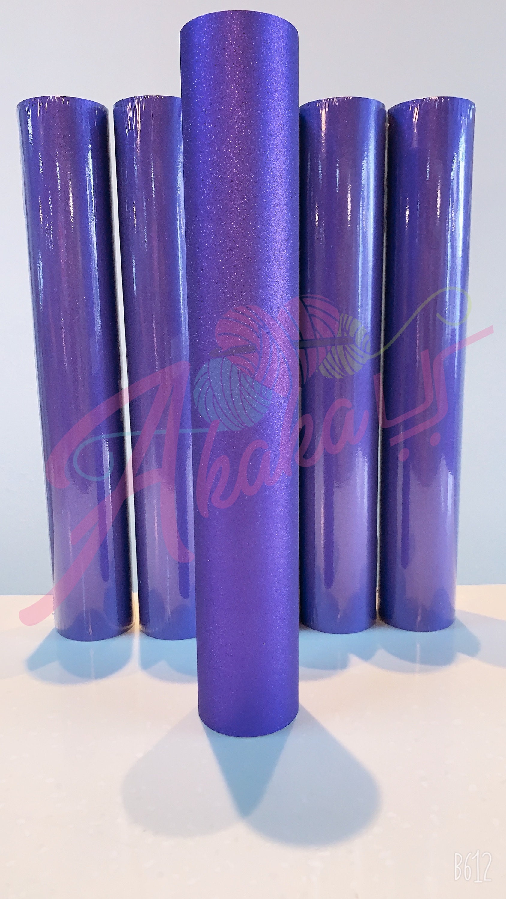 Purple Glitter Vinyl for Any Cutters | Glitter Vinyl | Permanent ...