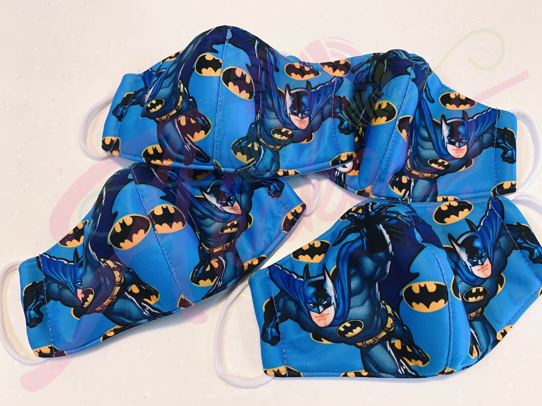 Batman Kid Face Mask Washable Children Kids Face Mask Breathable ...
