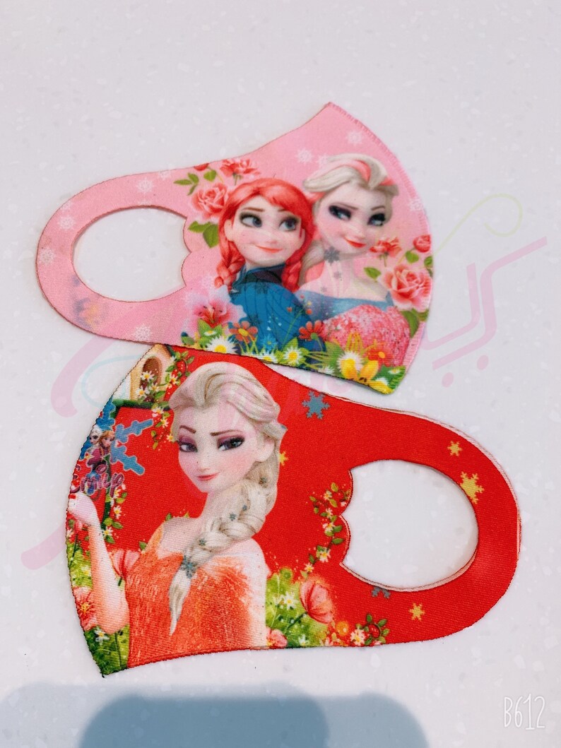 Elsa Frozen Princess Kid Face Mask Washable Children Kids - Etsy UK