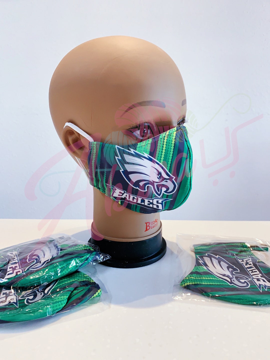 Philadelphia Eagles Face Mask Mascarilla unisex Mascarilla lavable ...