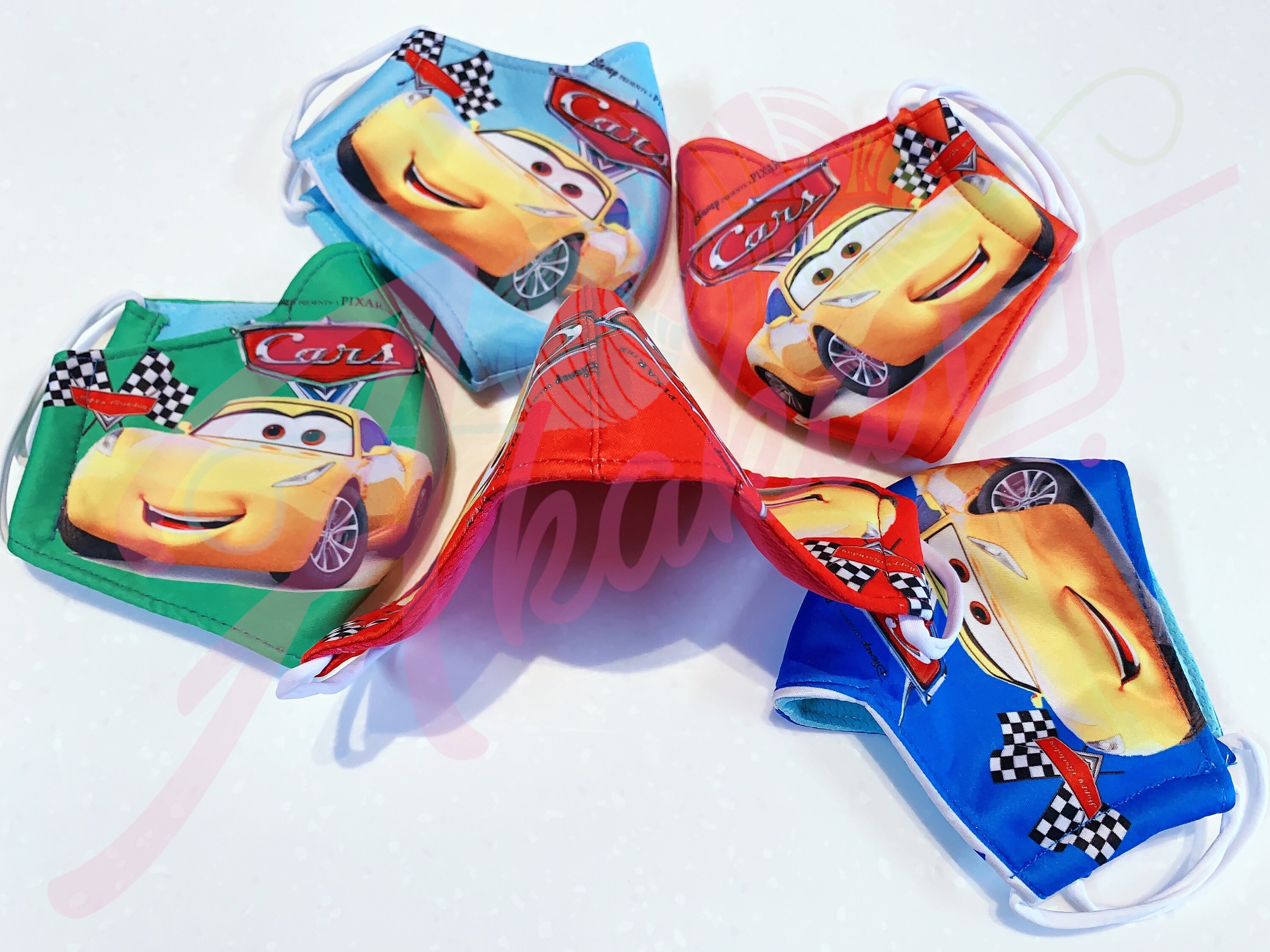 Car Kid Face Mask -baby Face Mask - Washable Children Kids Face Mask ...