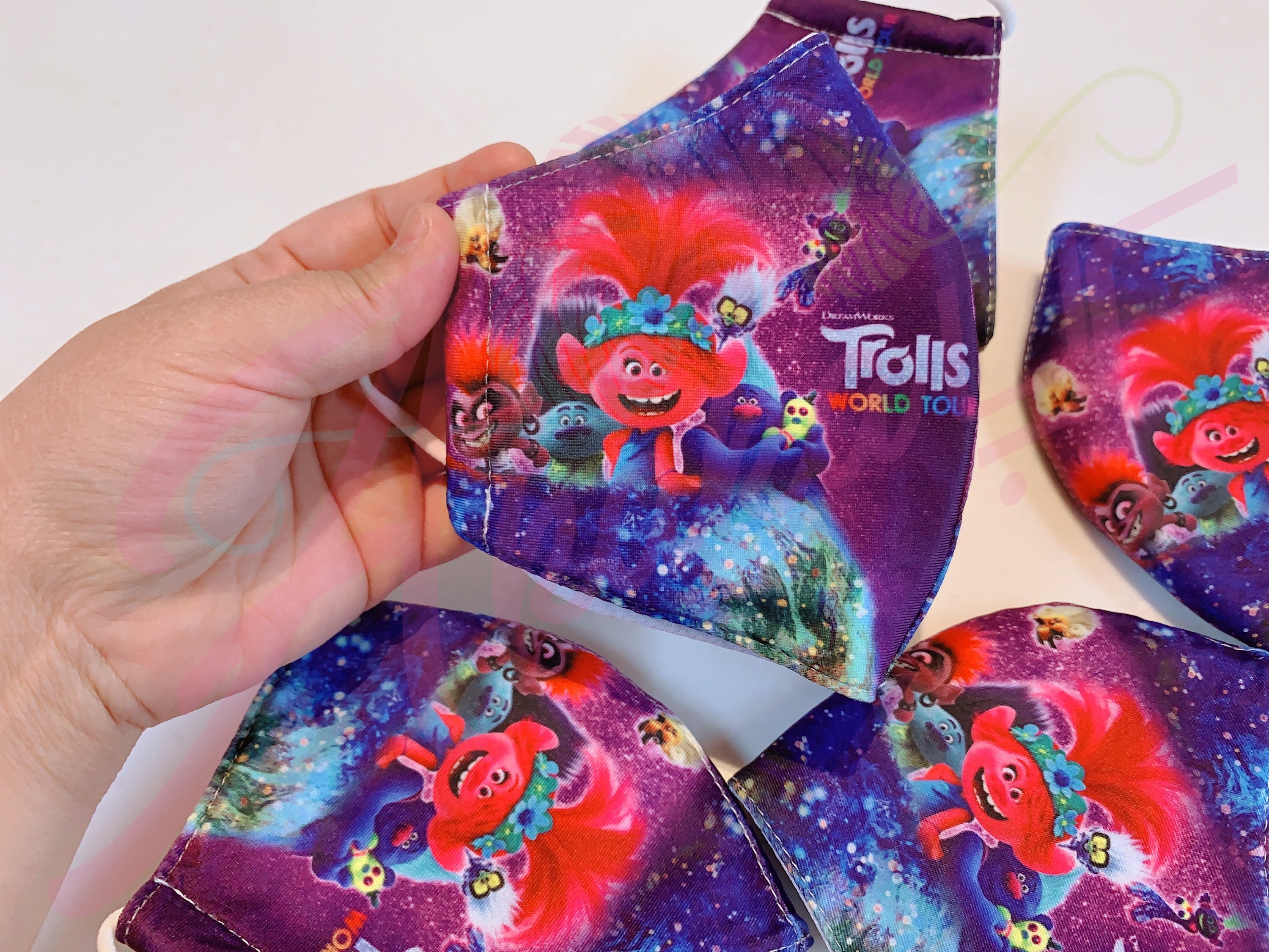 Trolls World Tour Kid Face Mask Washable Reuseable | Etsy