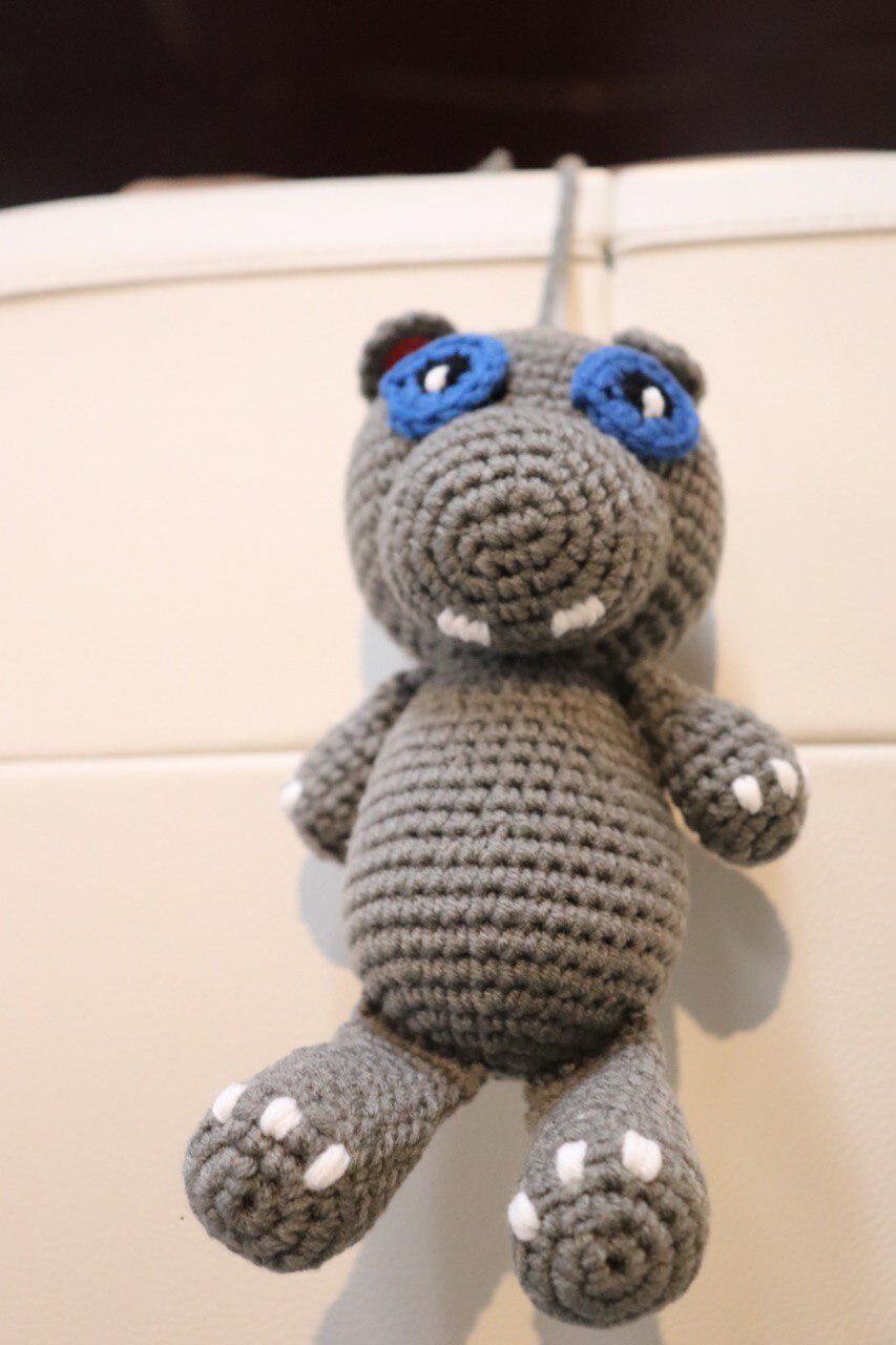 Mini Hippo - Handmade Crochet Amigurumi Dolls - ALREADY MADE - Perfect ...