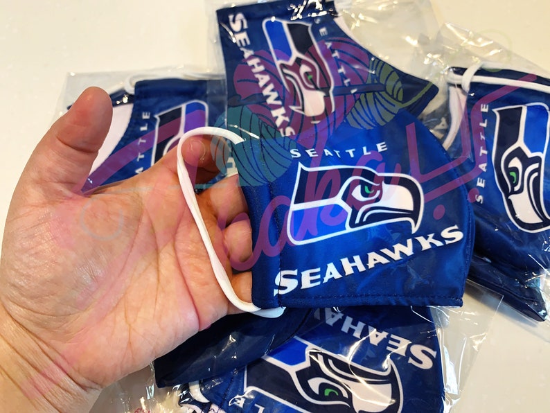 Seattle Seahawks Face Mask Adult Teens Face Mask - Etsy