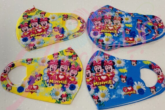 Mickey Mouse Kid Face Mask Washable Children Kids Face Mask | Etsy