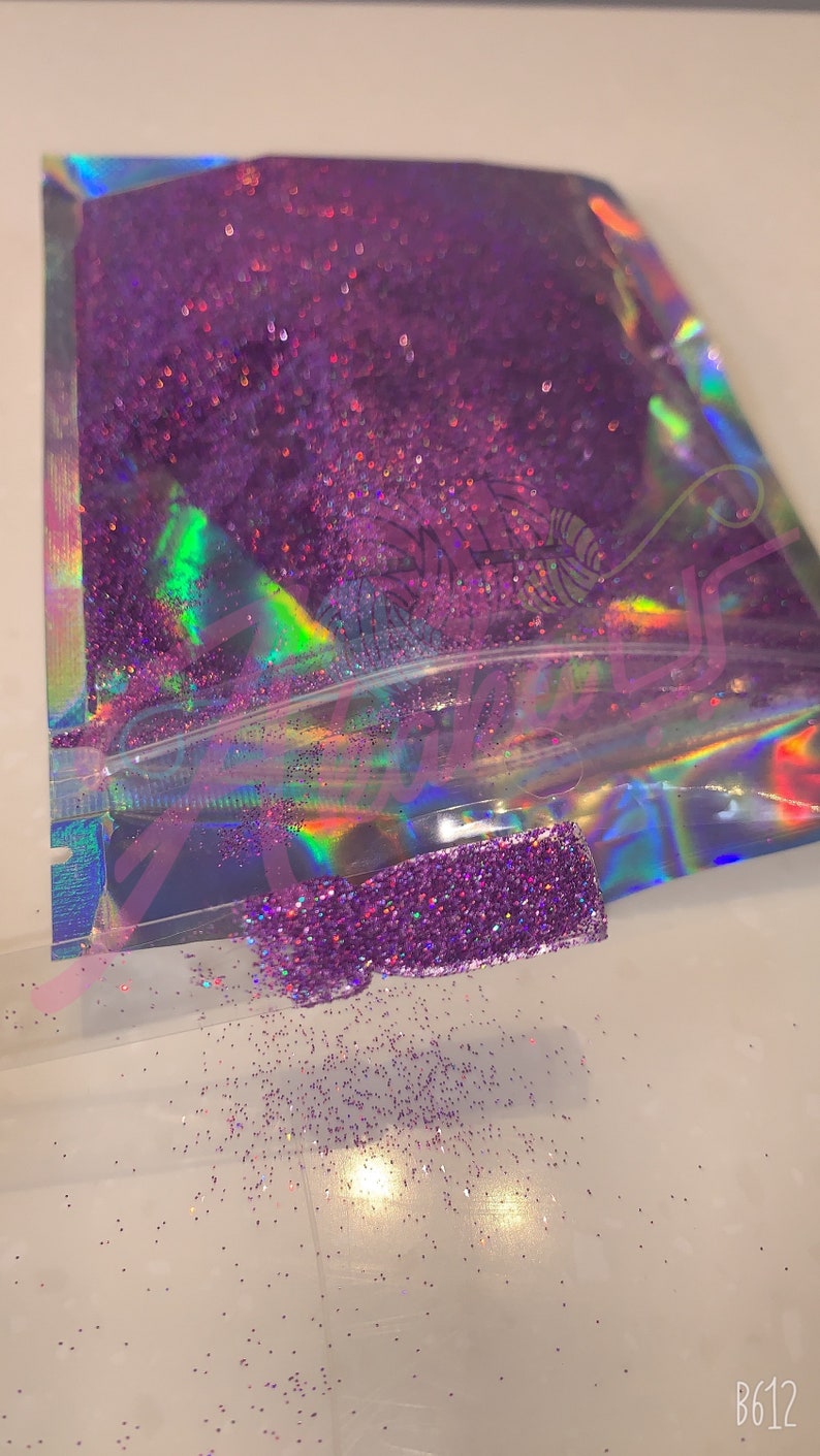 Light Purple Holographic Glitters Holo Fine | Etsy