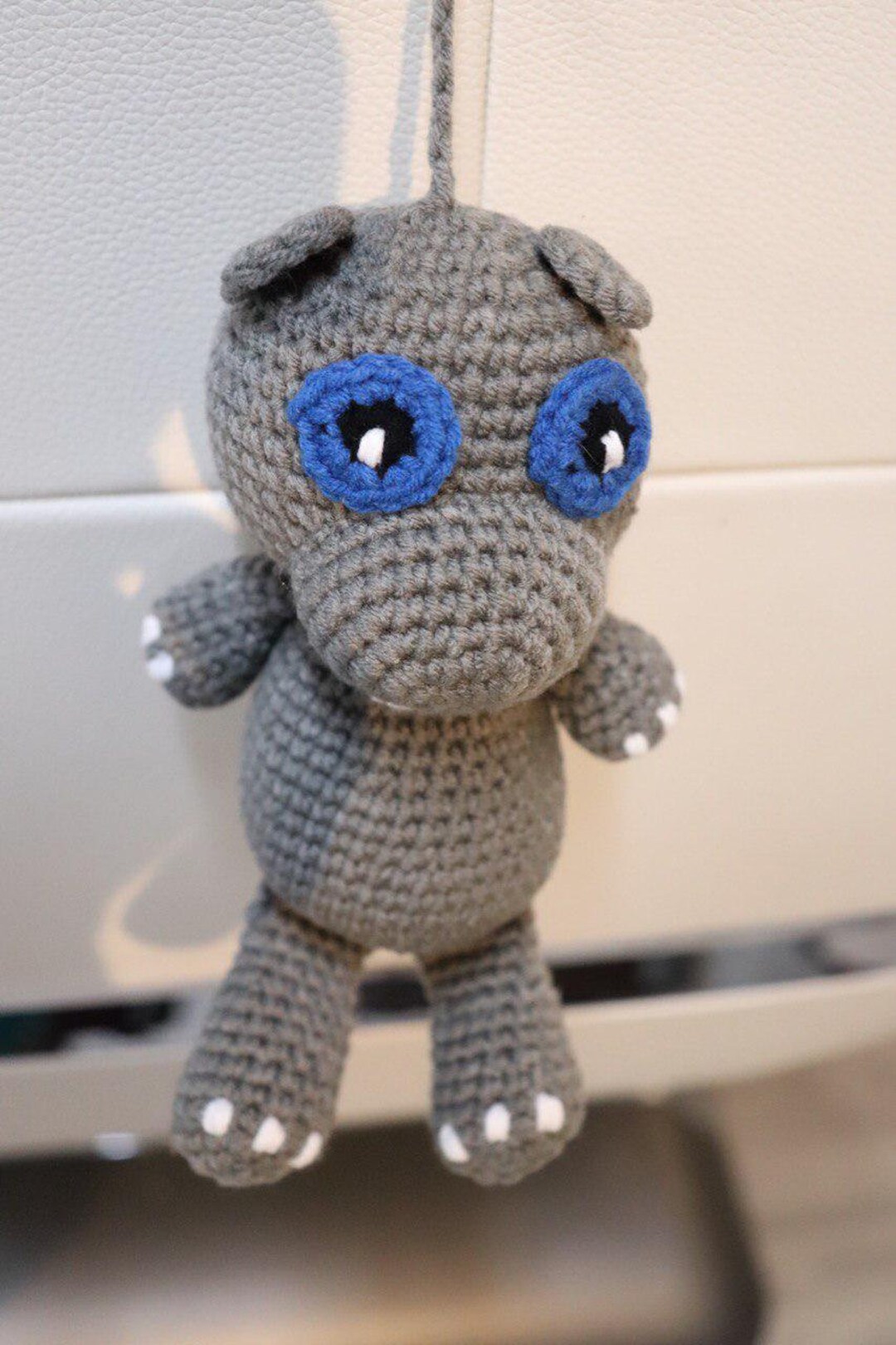 Mini Hippo - Handmade Crochet Amigurumi Dolls - ALREADY MADE - Perfect ...