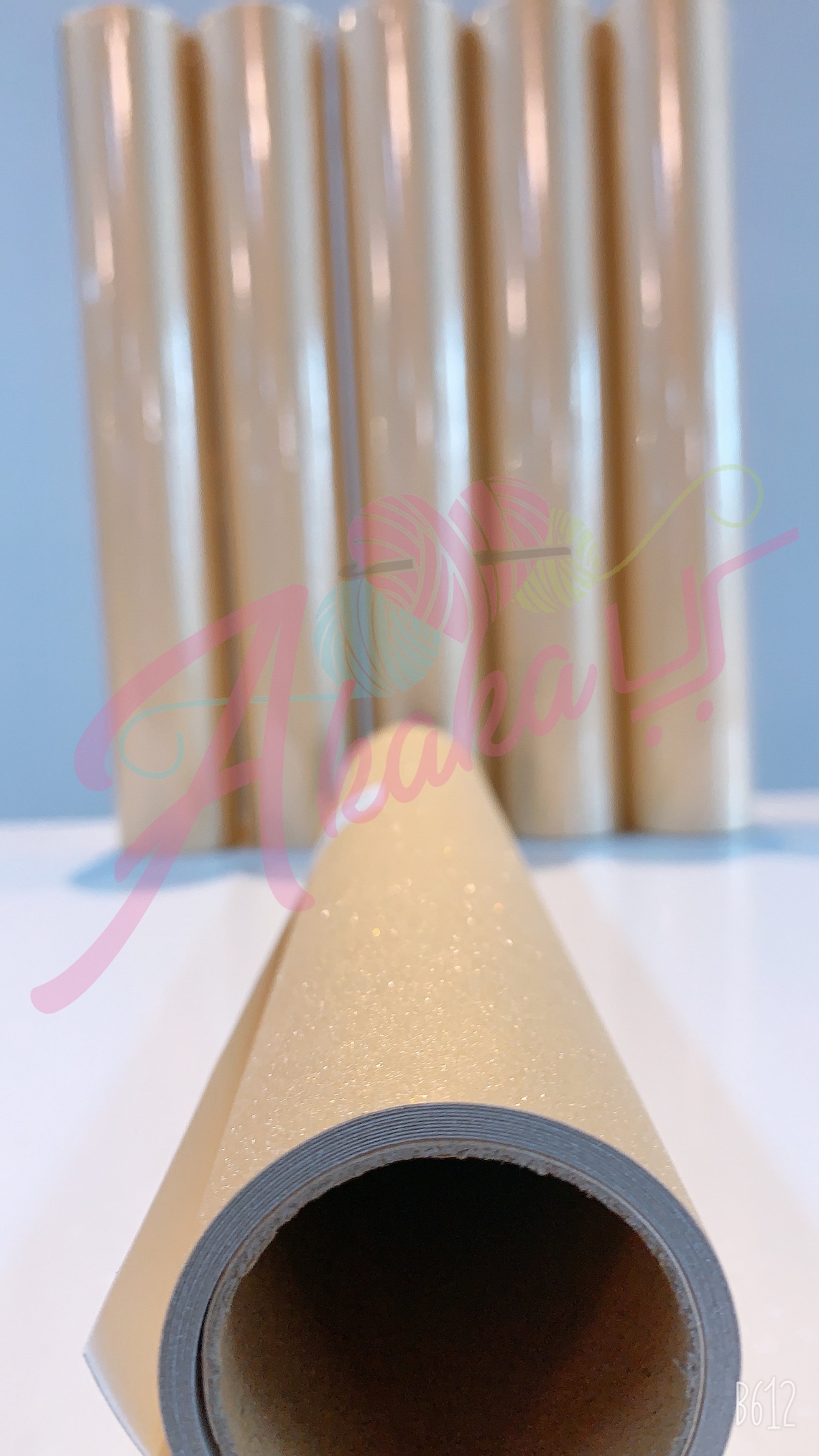 Gold Glitter Vinyl for Any Cutters Glitter Vinyl Permanent | Etsy