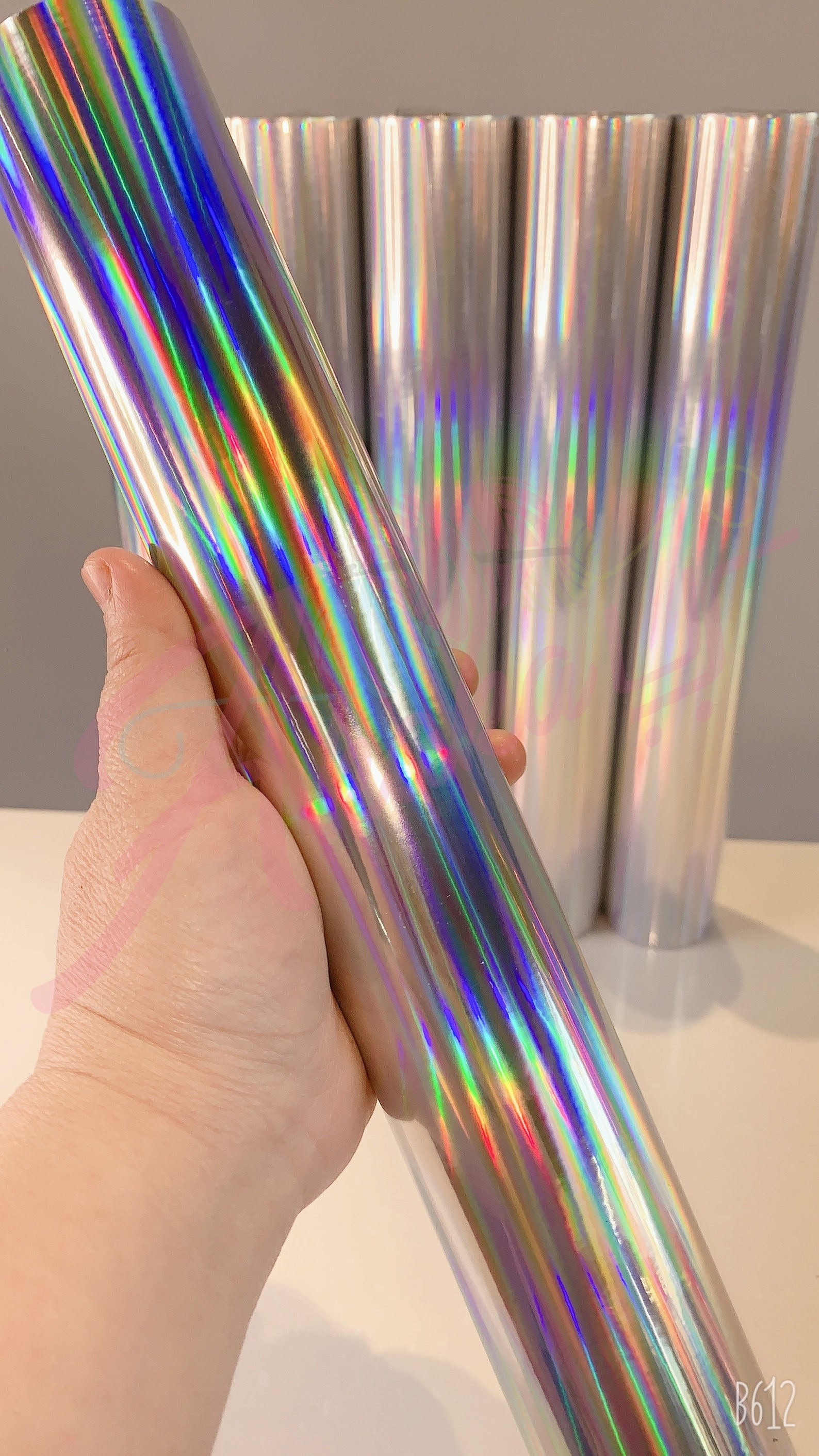 Silver Matte Holographic Vinyl for Cricut Silhouette Cutters - Etsy