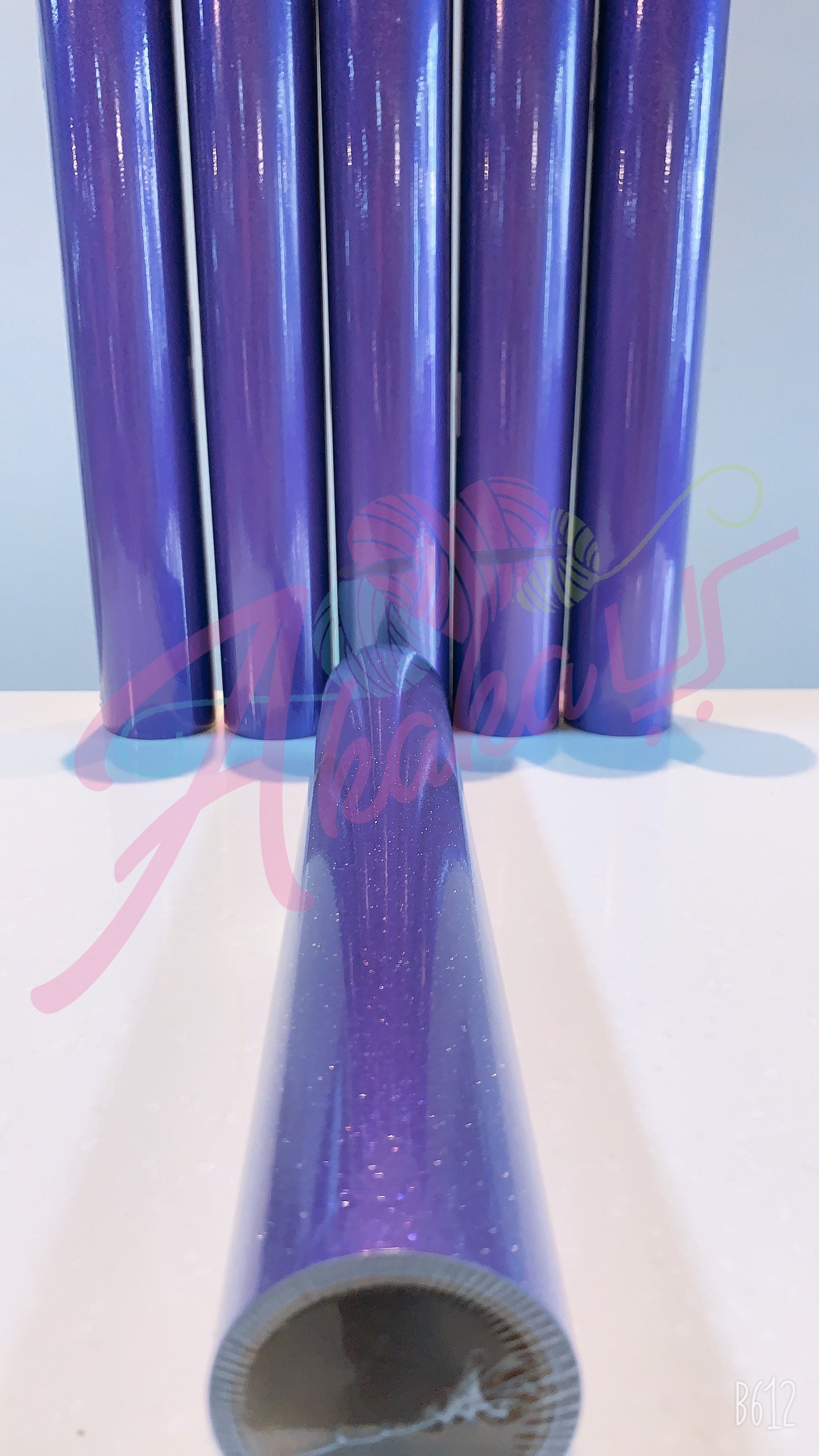 Purple Glitter Vinyl for Any Cutters Glitter Vinyl | Etsy