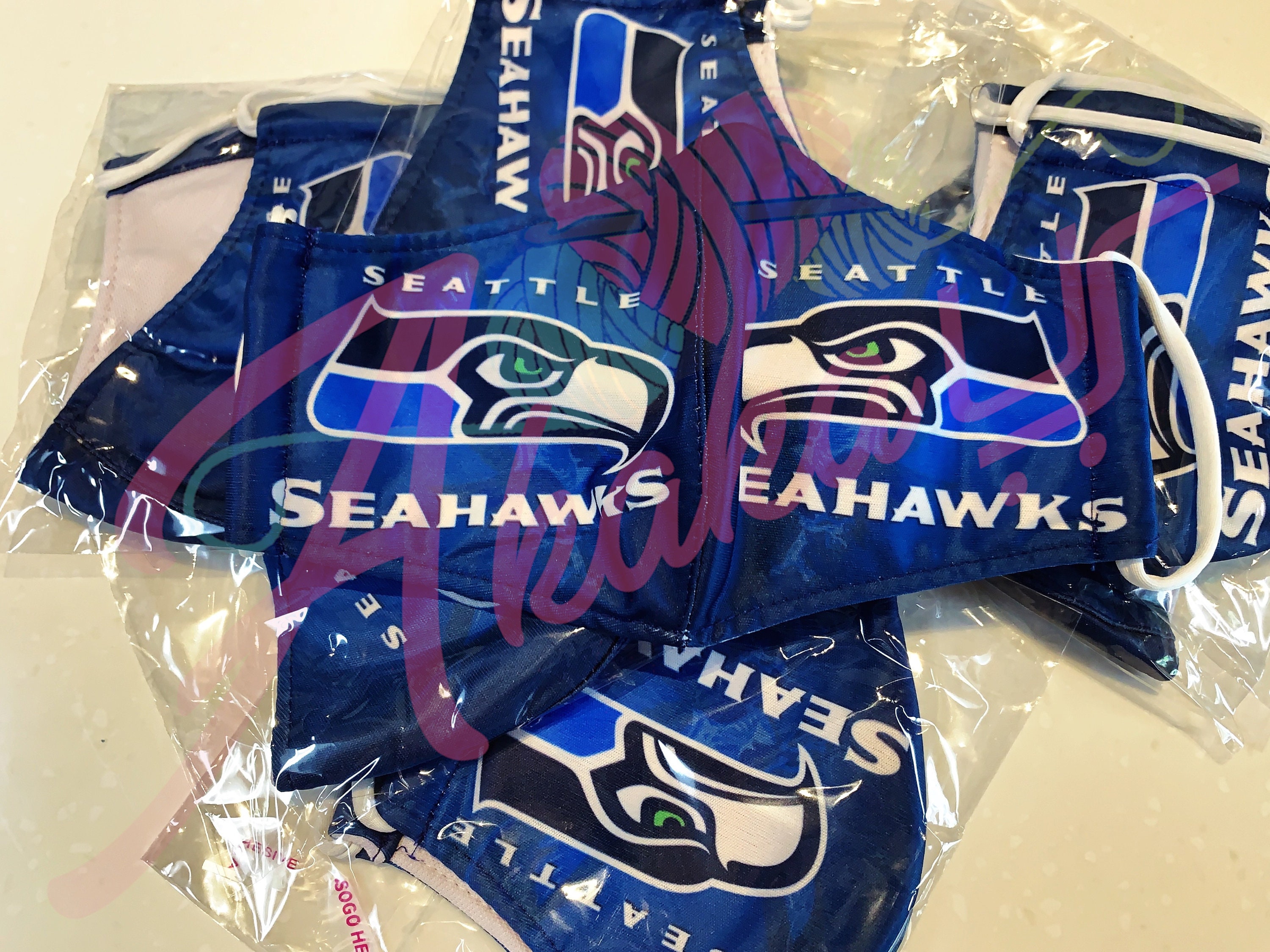 Seattle Seahawks Face Mask Adult Teens Face Mask | Etsy