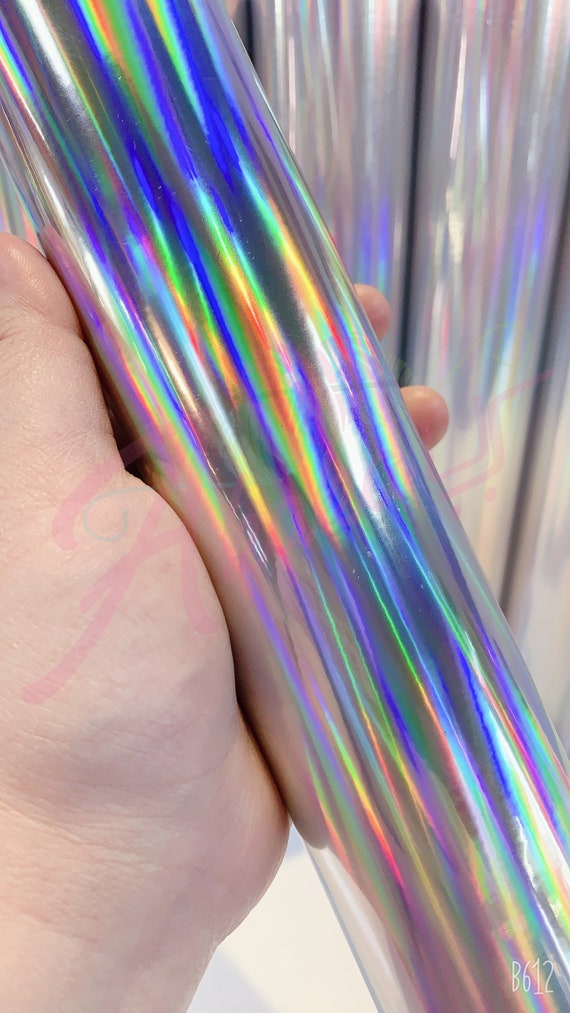 Silver Matte Holographic Vinyl for Cricut Silhouette Cutters | Etsy