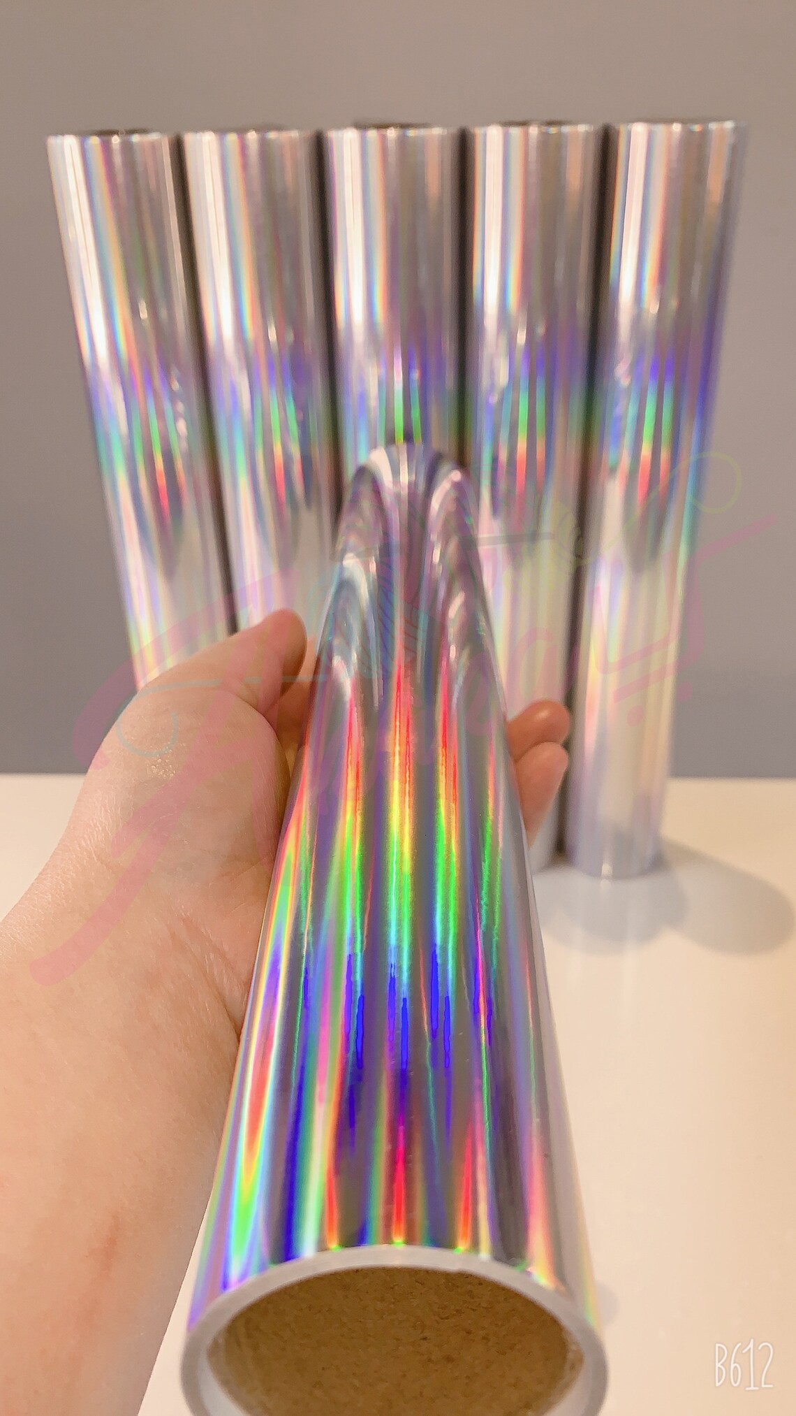 Silver Matte Holographic Vinyl for Cricut Silhouette Cutters | Etsy