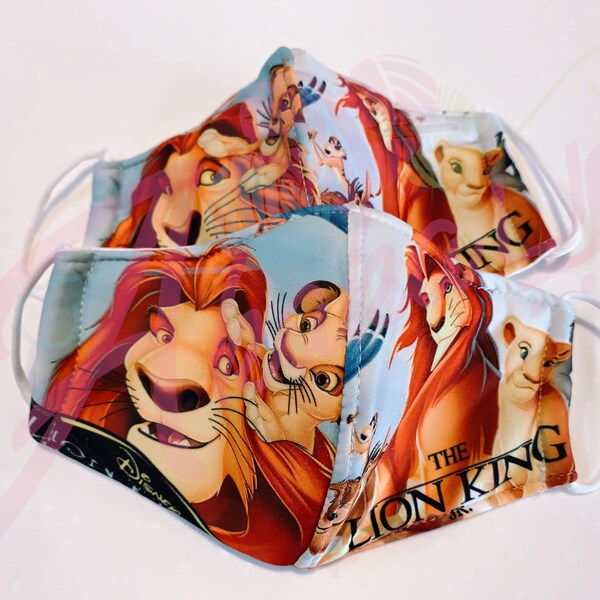 Lion King Face Mask - Etsy