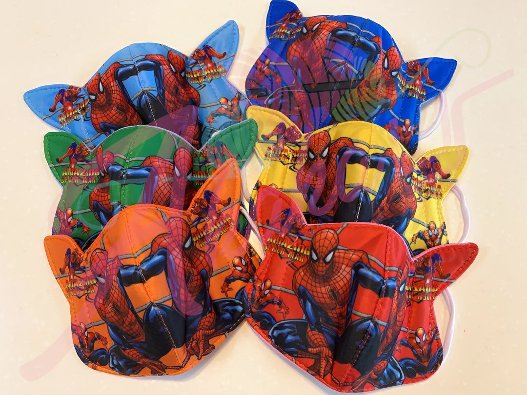 Spider Man Kid Face Mask - Washable Children Kids Face Mask ...