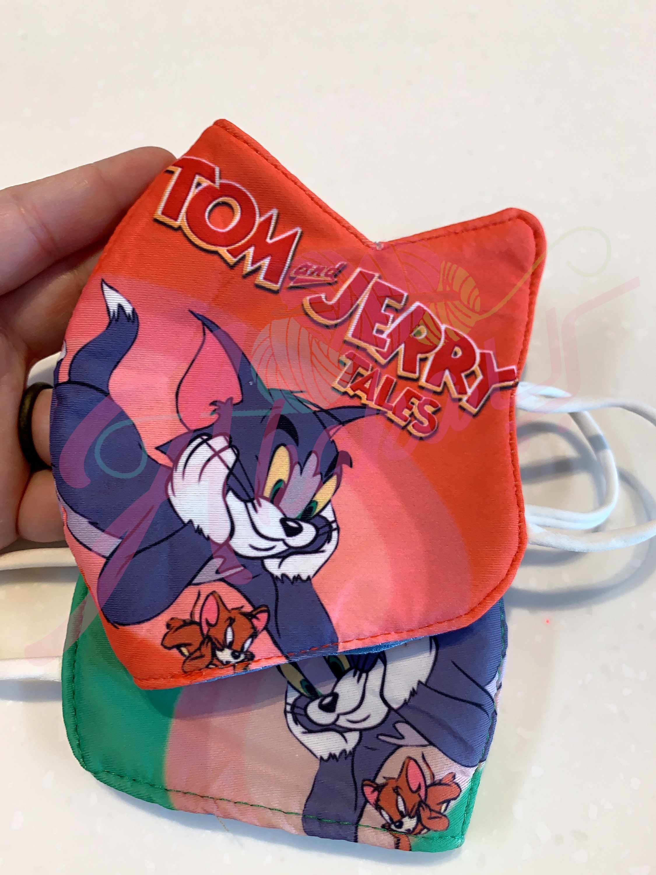 Tom and Jerry Face Mask Washable Children Kids Face Mask | Etsy