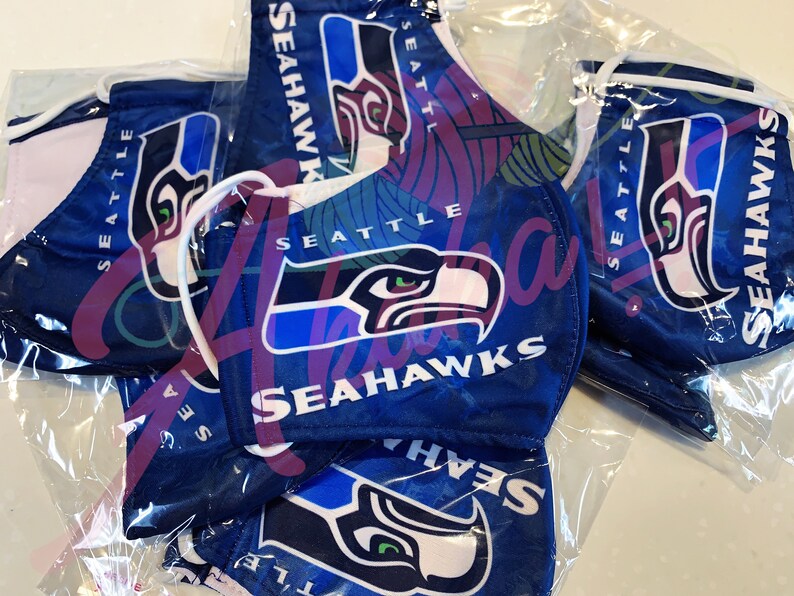 Seattle Seahawks Face Mask - Adult - Teens Face Mask - Washable ...