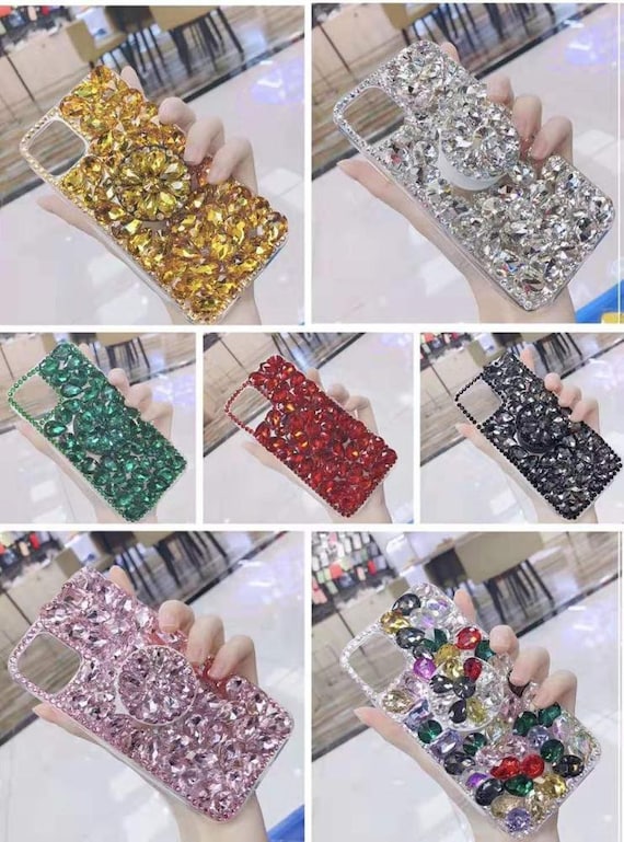 Akakaus Luxury Handmade Bling Full Diamond Back Cover Case | Etsy