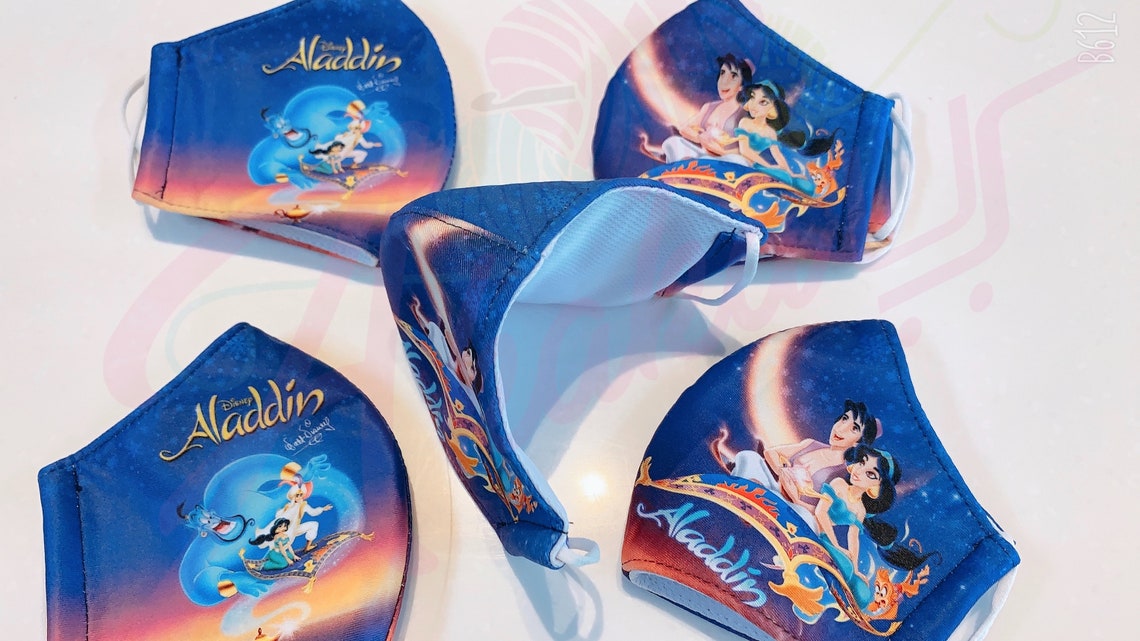 Aladdin Kid Face Mask Child Face Mask Washable | Etsy