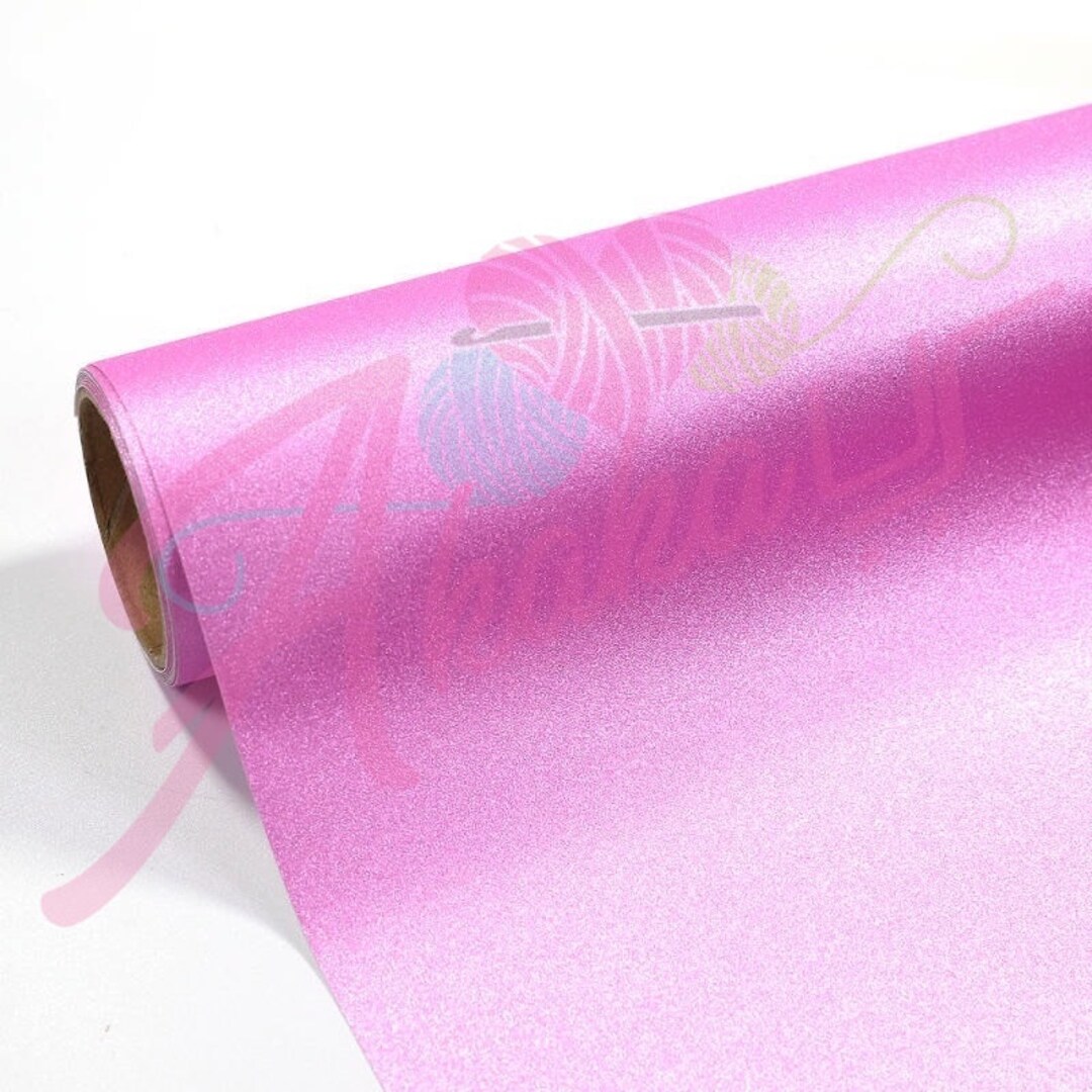 Baby Pink Glitter Vinyl for Any Cutters | Glitter Vinyl | Permanent ...
