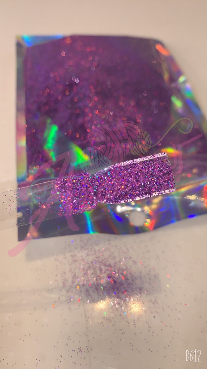 Light Purple Holographic Glitters Holo Fine - Etsy