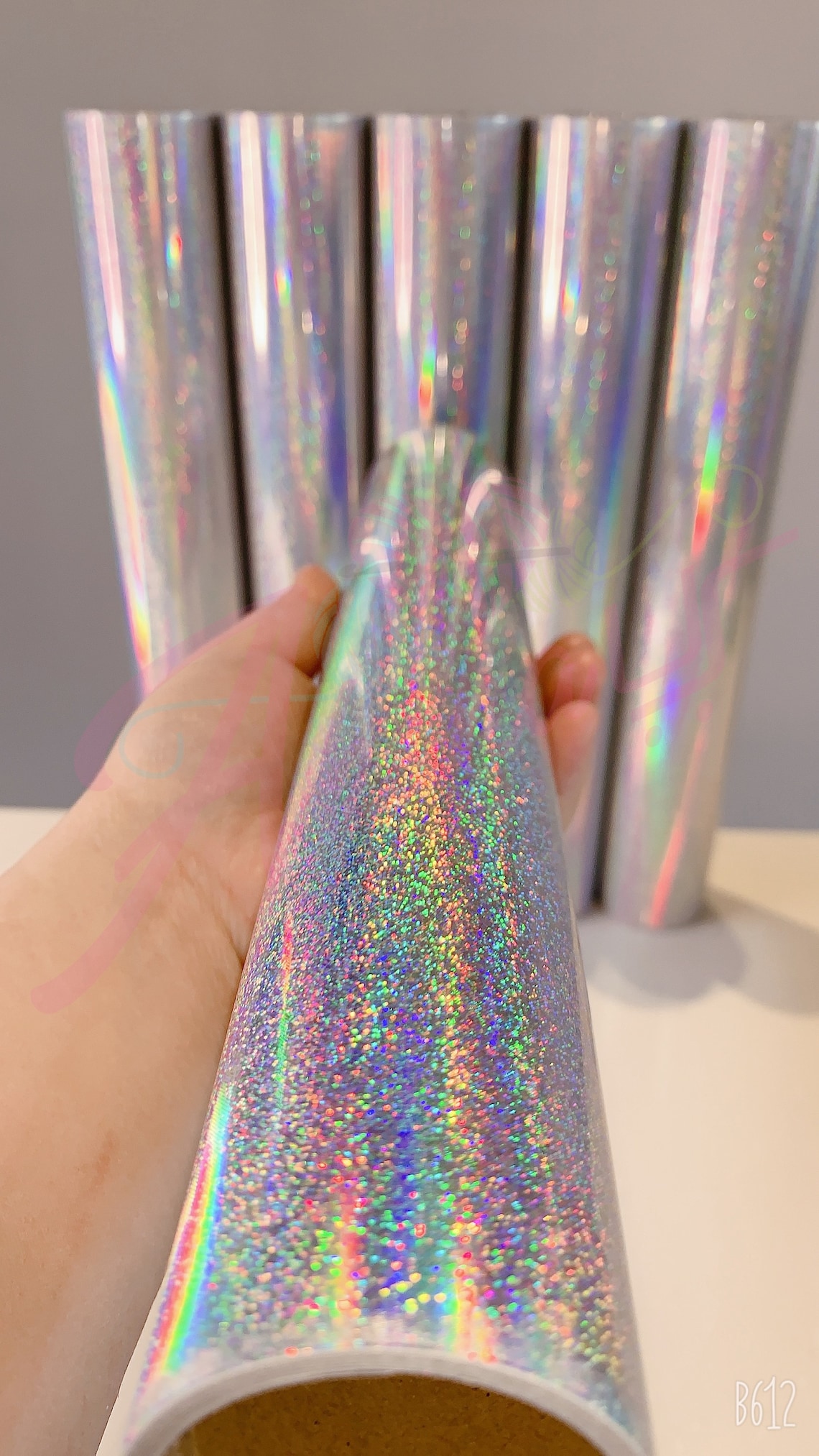 Vinilo Shimmer Holográfico de Plata para Cricut Silhouette - Etsy España