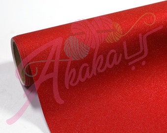 Red Glitter Vinyl | Etsy